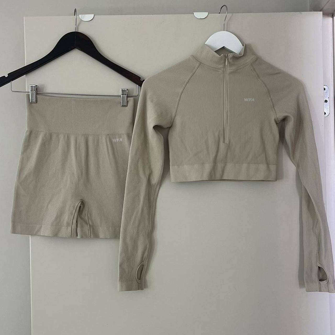 White Fox Active small mark on shorts - Depop