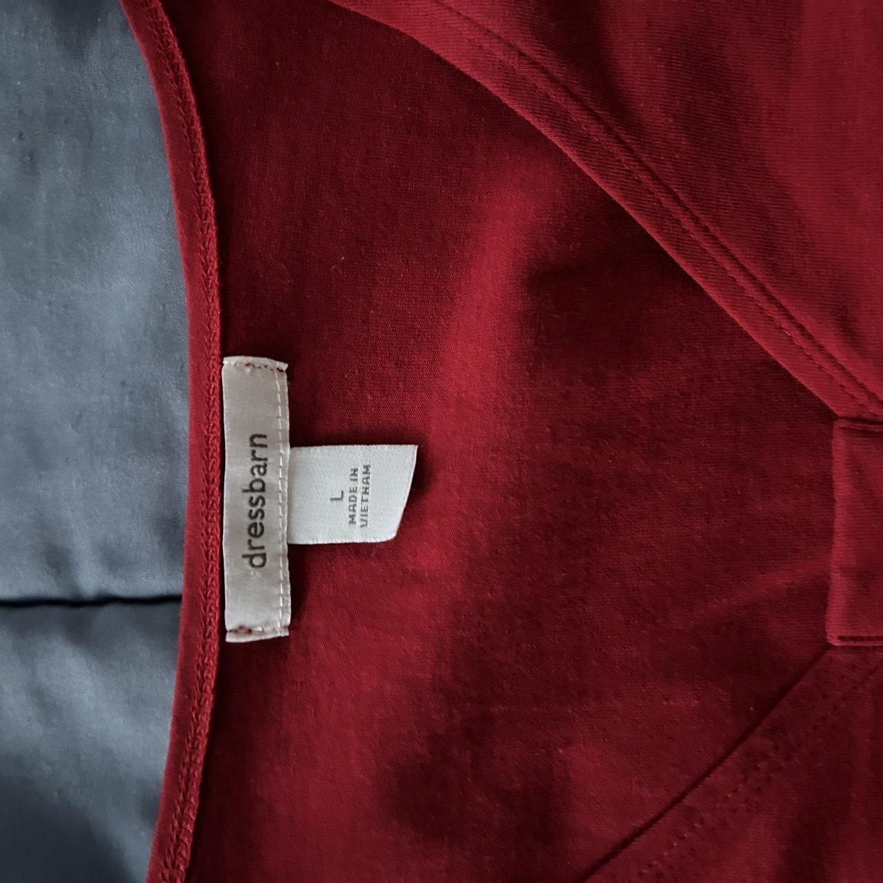 Red coquette bow front tee with puff sleeves Brand:... - Depop