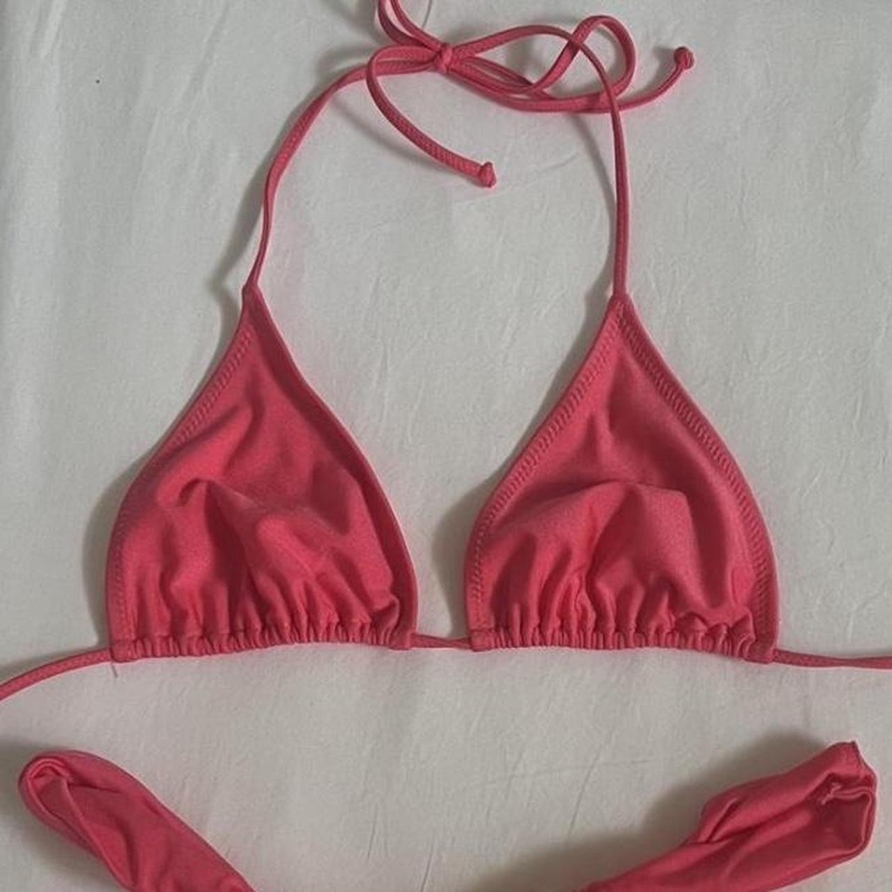 Imana swim Bikini top Pitaya pink colour Only worn... - Depop