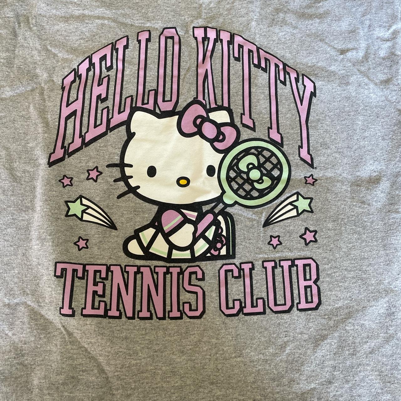never worn hello kitty tennis club shirt - Depop