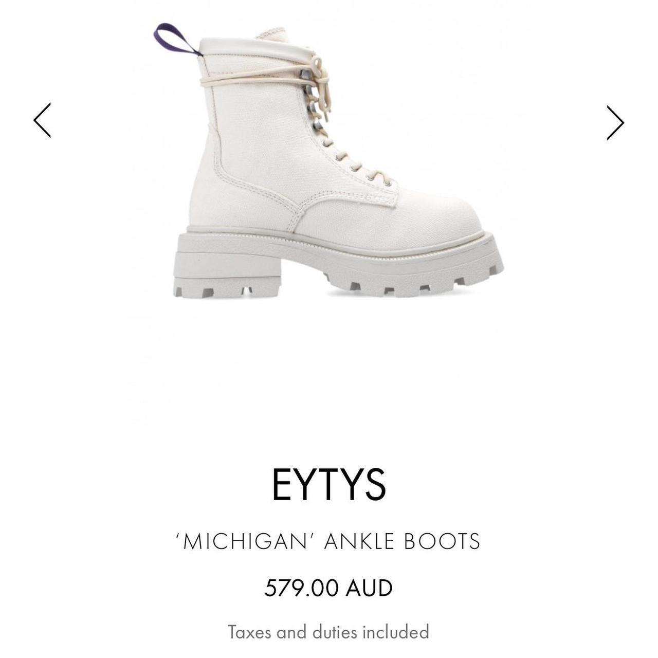 Eytys Michigan Canvas Boots up for sale. IT size 41/... - Depop