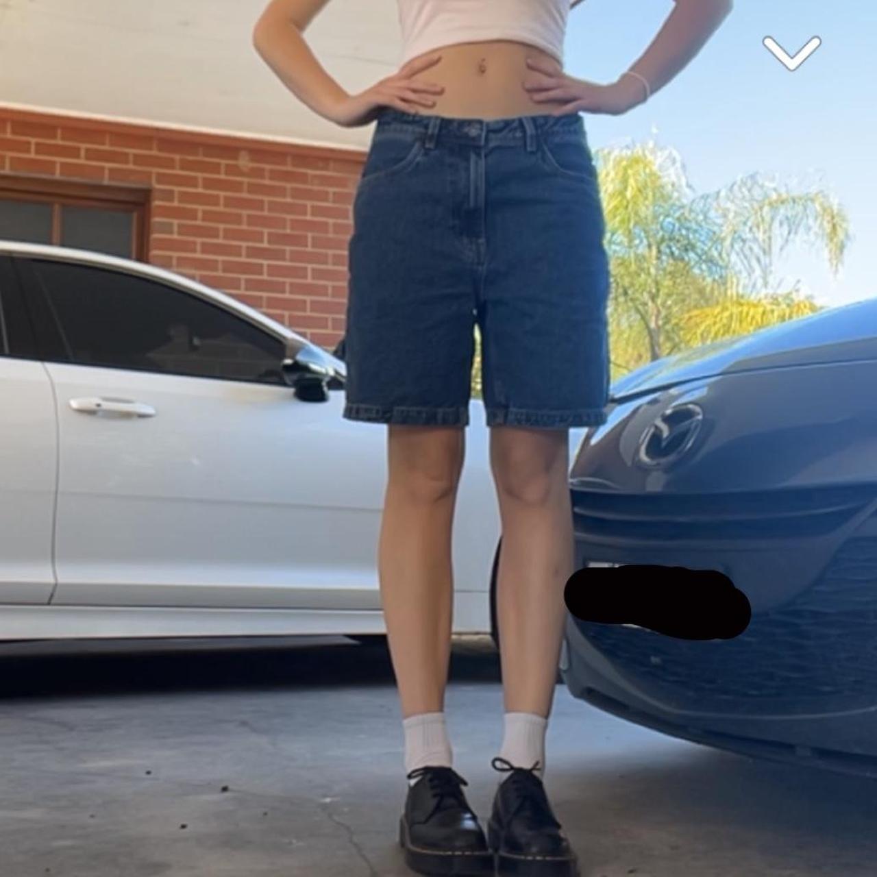 Super cute jorts! Only worn once to try on Perfect... - Depop