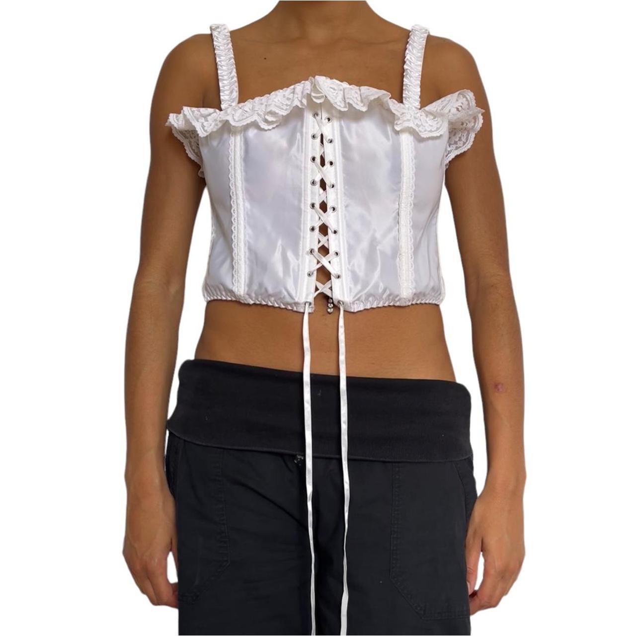 Women's White Top | Depop