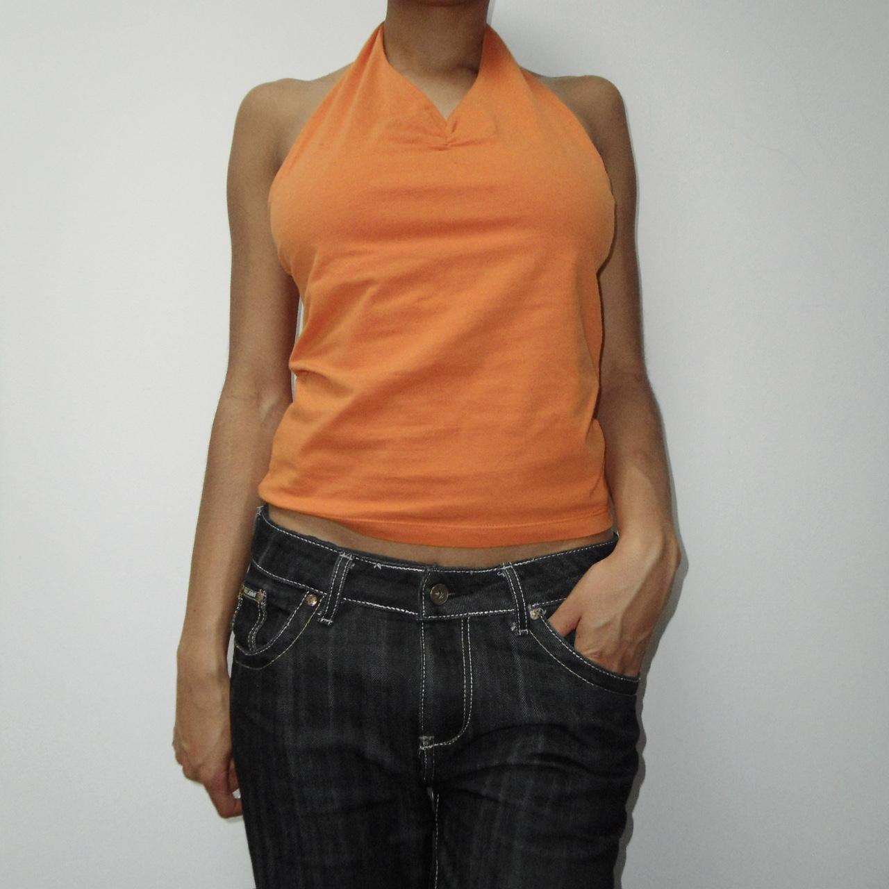 Halter Top Best Fits Size M Ruching On Depop