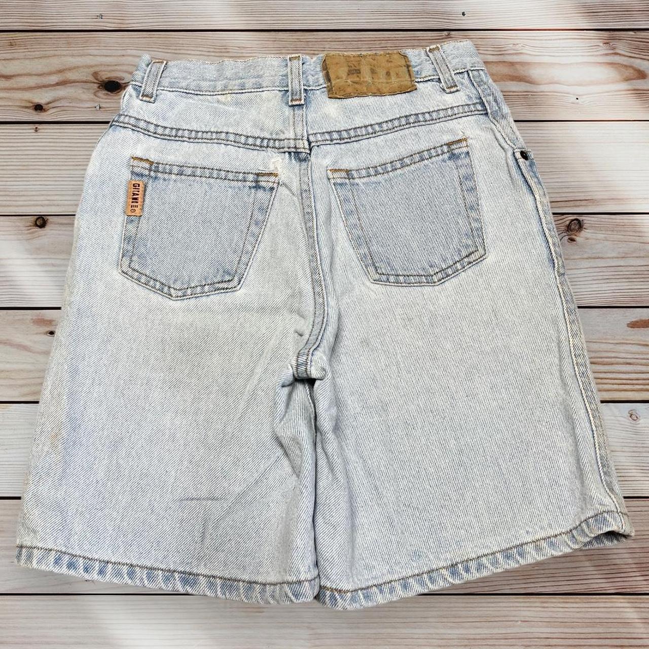 Vtg 90s Gitano light wash denim Jean shorts /... - Depop