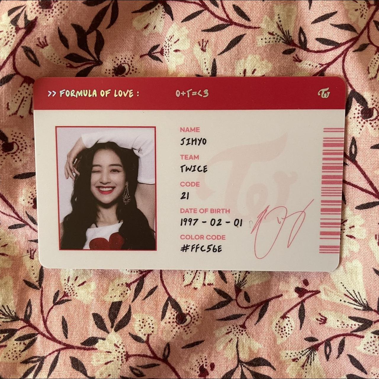 OFFICIAL TWICE JIHYO SCIENTIST CARD - FORMULA OF... - Depop