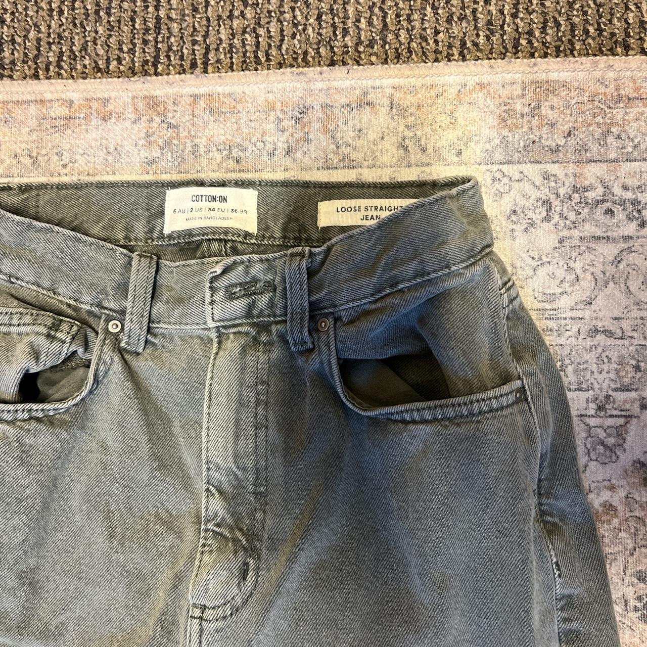 SUPER CUTE tasteful green Jean. Love the fit, so... - Depop