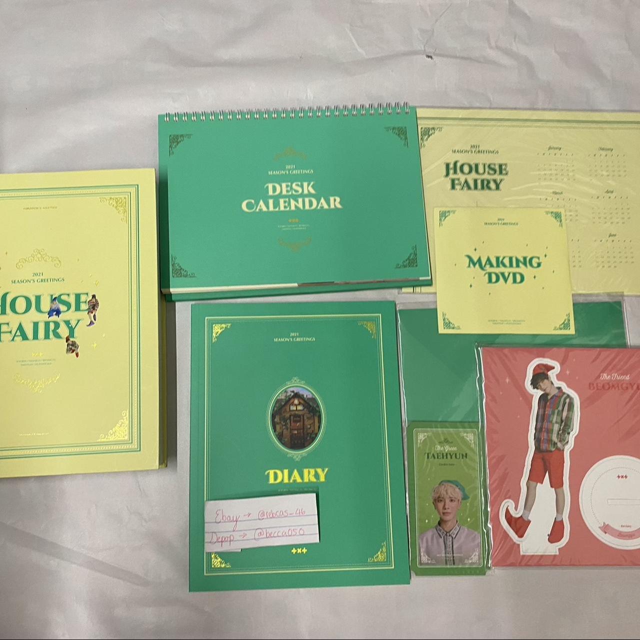 TXT House Fairy 2021 seasons greetings with... - Depop