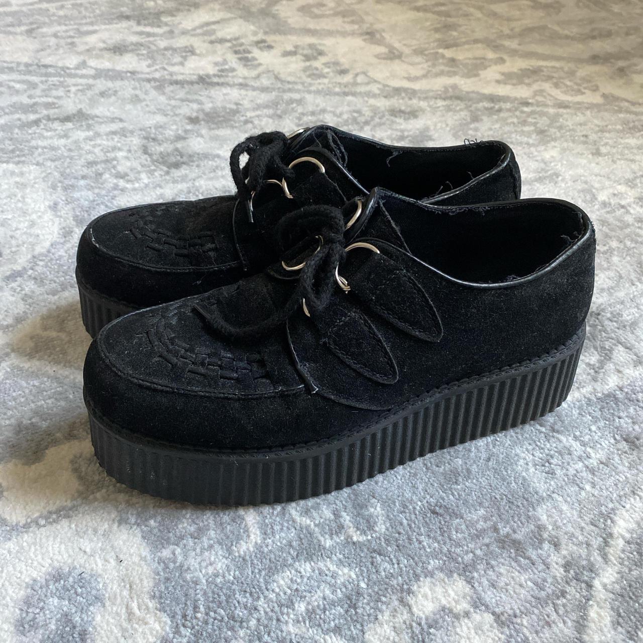 Creeper goth platform shoes Marked size 7 but runs... - Depop