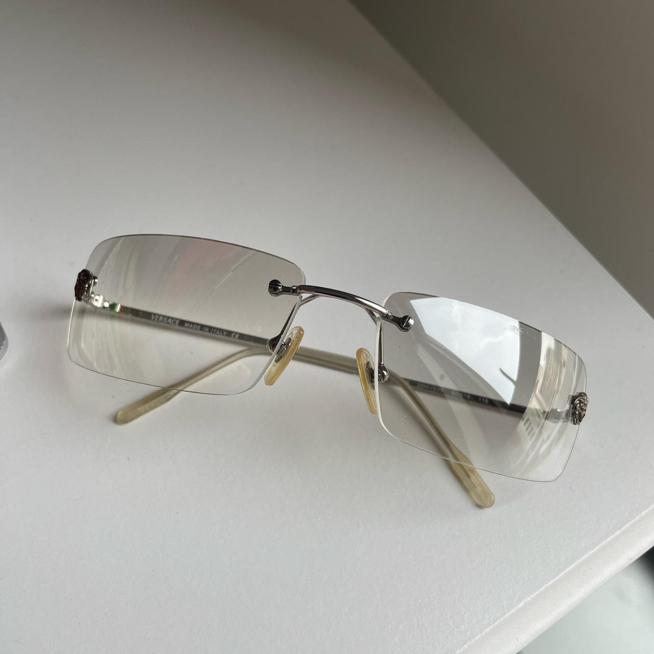 Vintage 90s Versace sunglasses, so lovely just don’t... - Depop