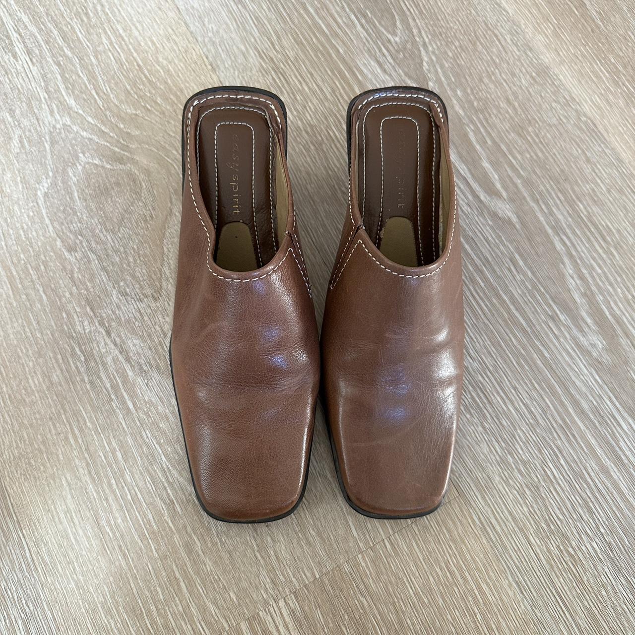 American Vintage Women's Brown Mules | Depop