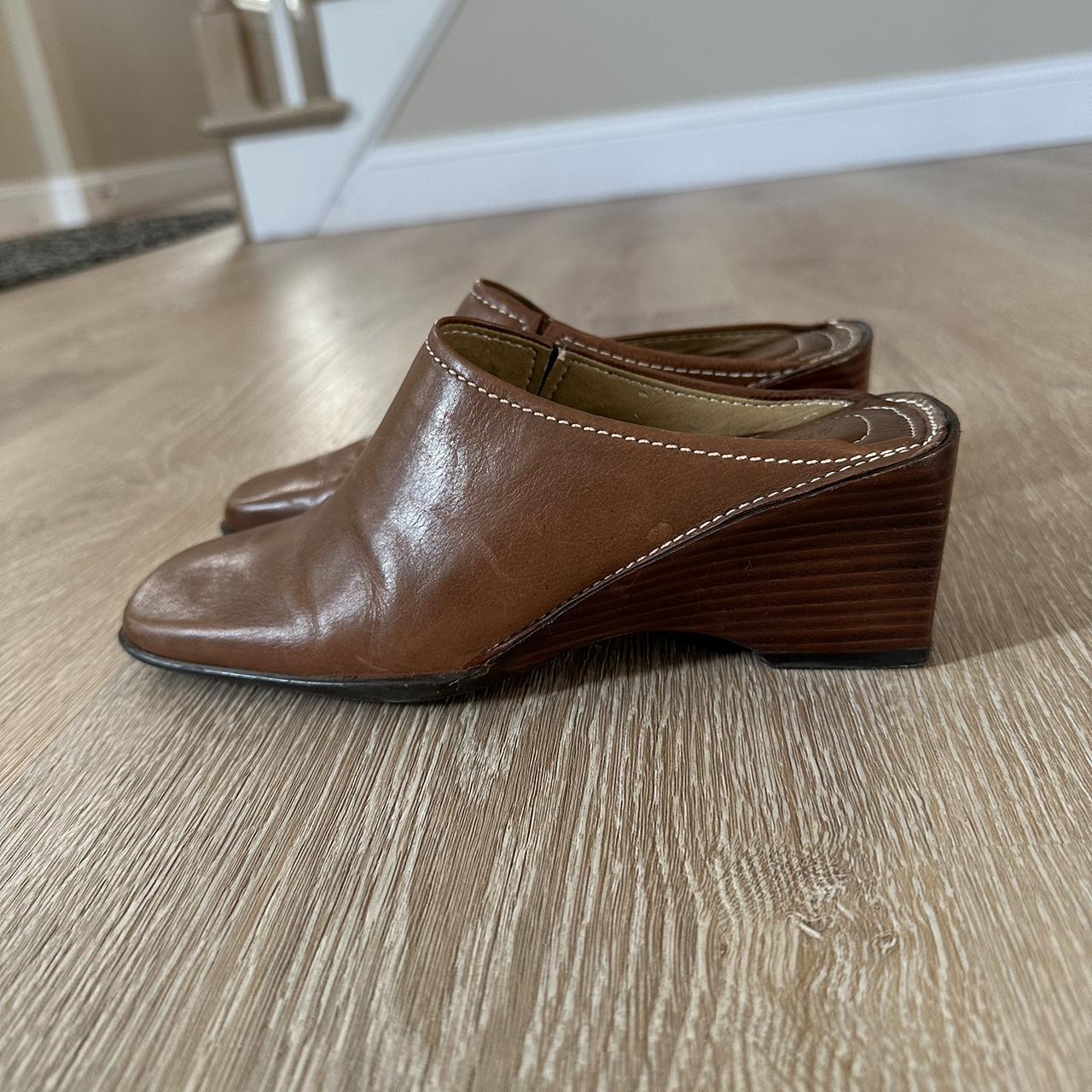 American Vintage Women's Brown Mules | Depop
