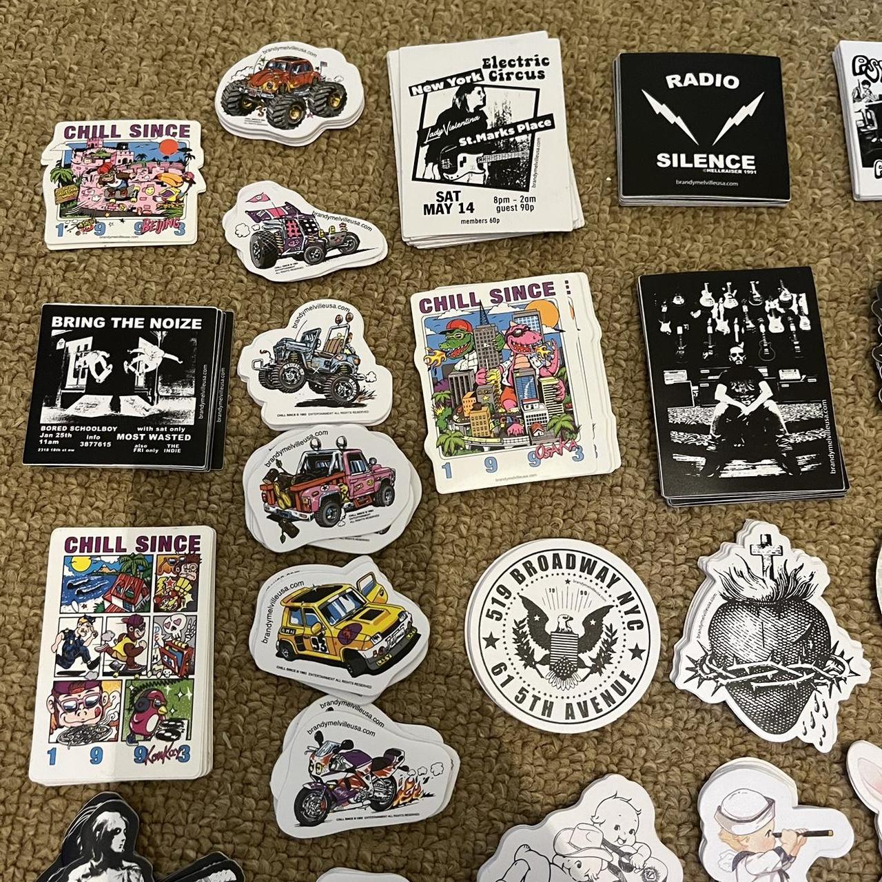 BRANDY MELVILLE STICKERS new stickers added on slide... - Depop