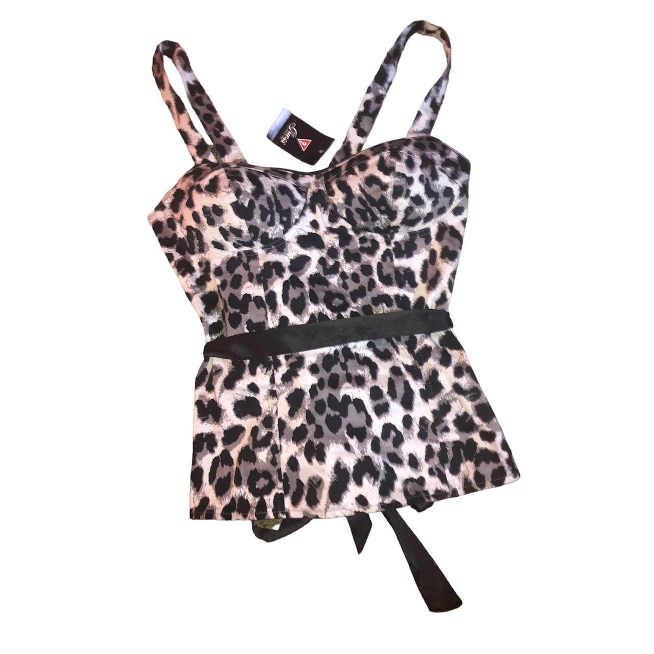 NWT GUESS LEOPARD CORSET 💗 super cute and sexy... - Depop