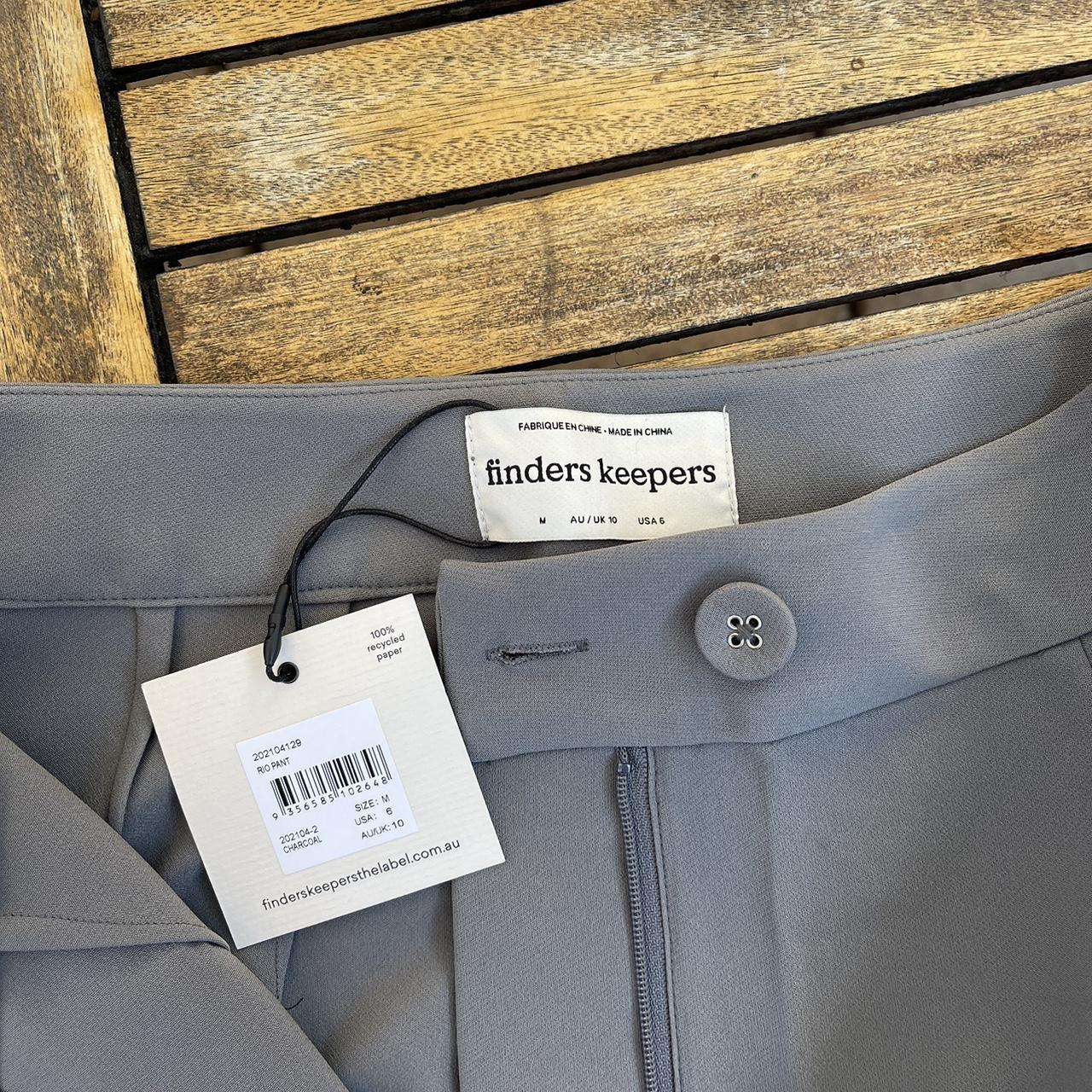 Finders Keepers Rio Pant in Charcoal BNWT Size M... - Depop