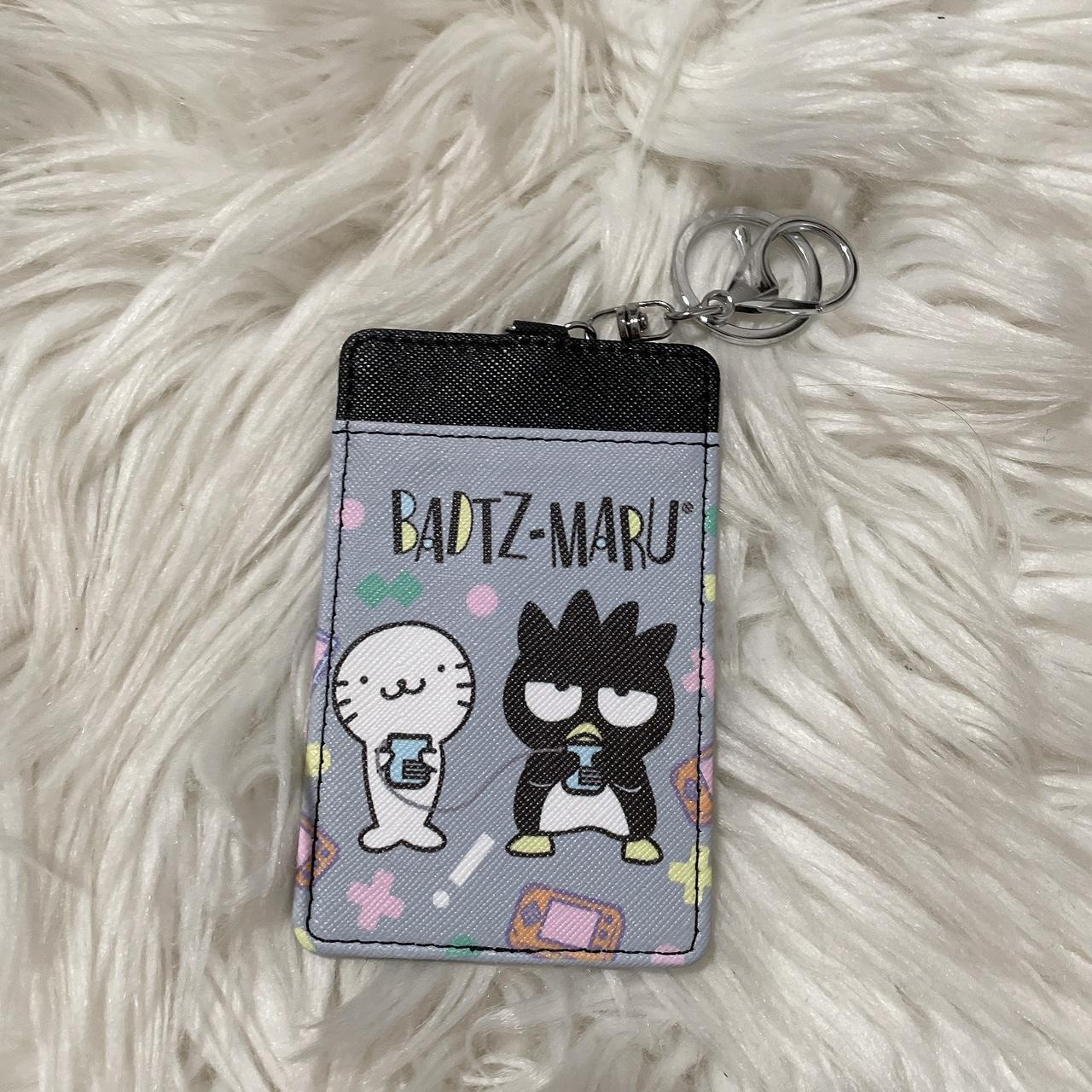 Cute badtz maru sanrio card holder id key... - Depop
