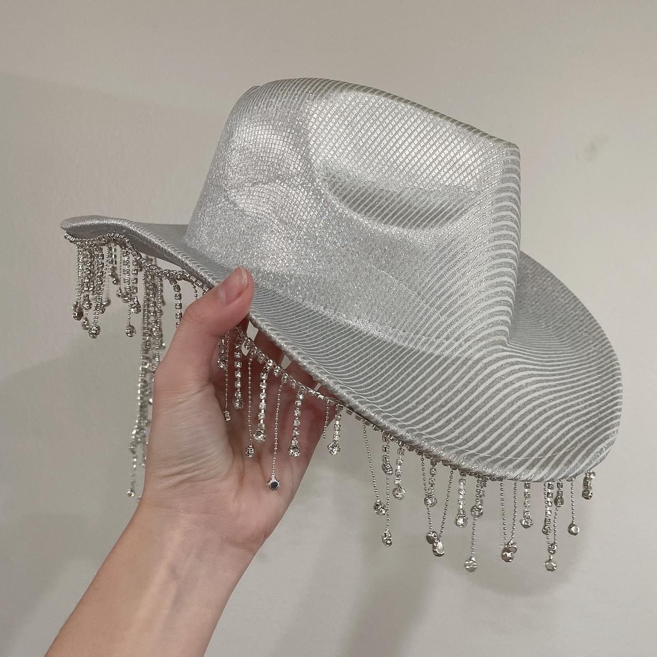 ONLY ONE CLEARANCE Sliver hard bling bling cowboy... - Depop