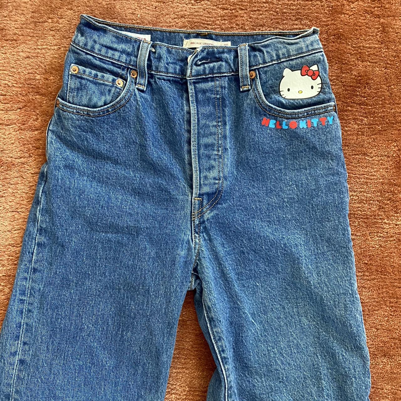 Levi’s Hello kitty jeans. so adorable wish they... - Depop
