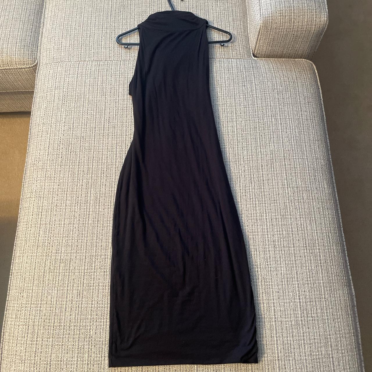 Black Kookai cross front midi dress Size 2 Can do... - Depop
