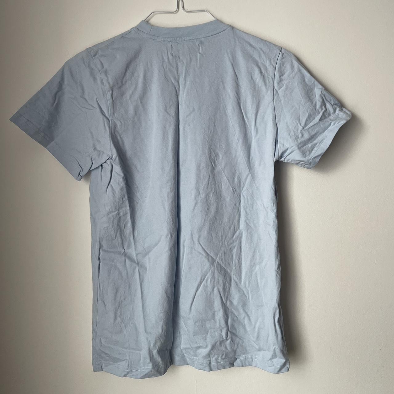 Frost light blue tee size small - Depop