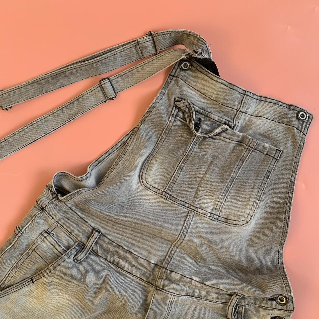 Men's Grey Dungarees-overalls | Depop