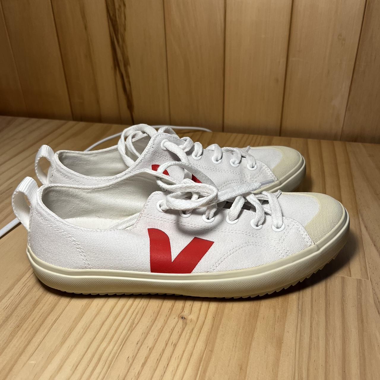 Nova Canvas Red Vejas - size 7 ️ Great condition as... - Depop