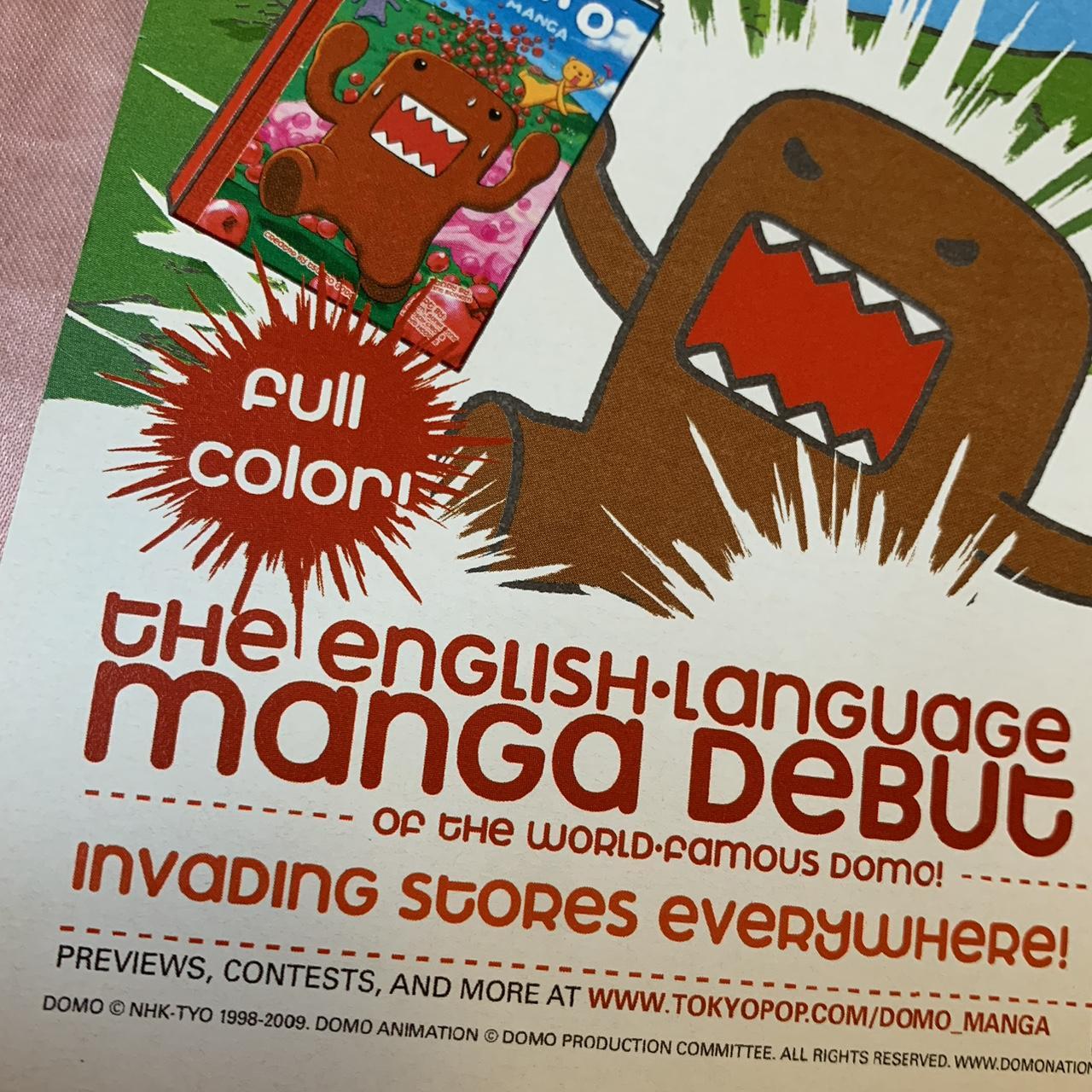 Vintage TOKYOPOP DOMO THE MANGA 1998-2009 Comic Book... - Depop