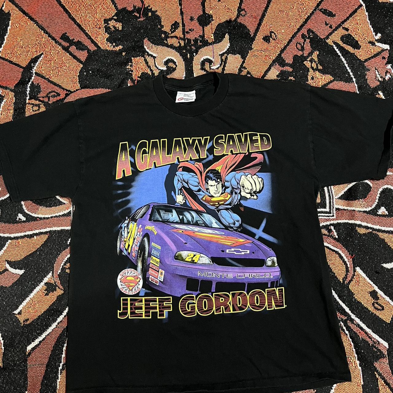 Vintage 1999 Nascar Jeff Gordon Superman Shirt, size... - Depop
