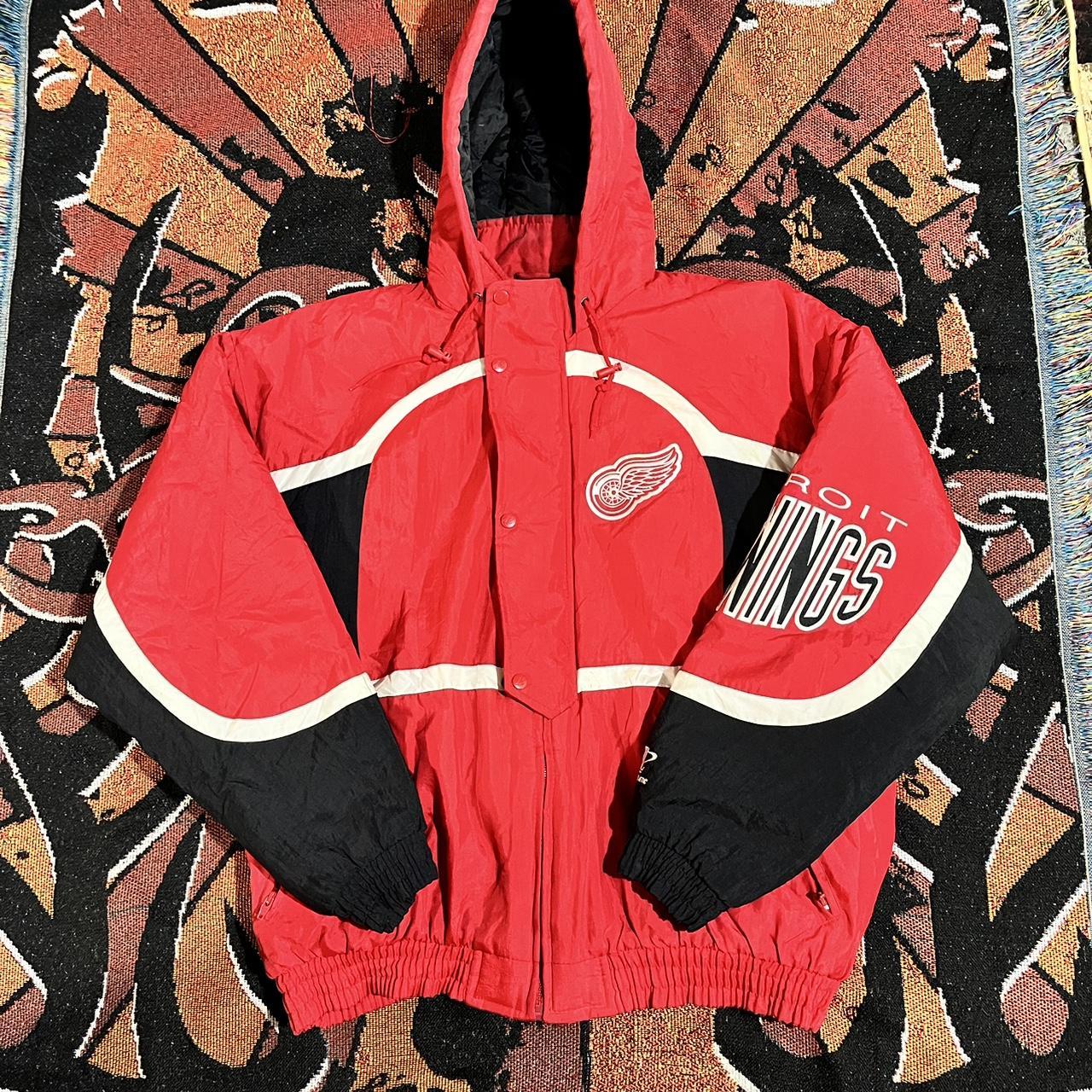 Vintage Logo Athletic Detroit Red Wings Jacket, size... - Depop