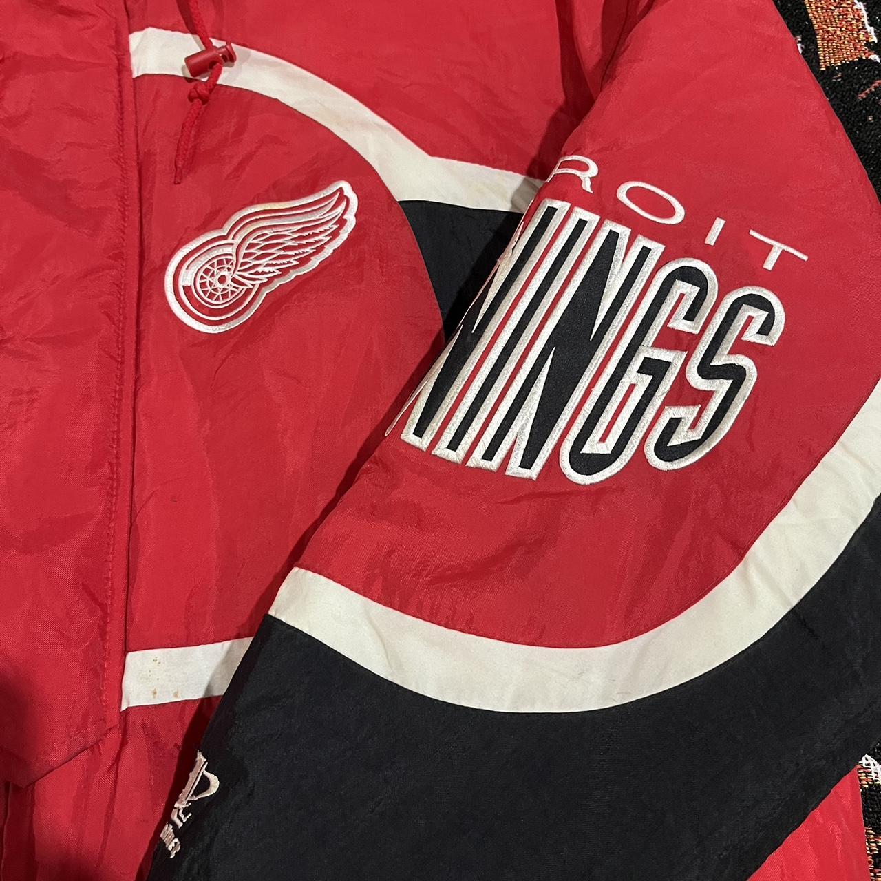 Vintage Logo Athletic Detroit Red Wings Jacket, size... - Depop
