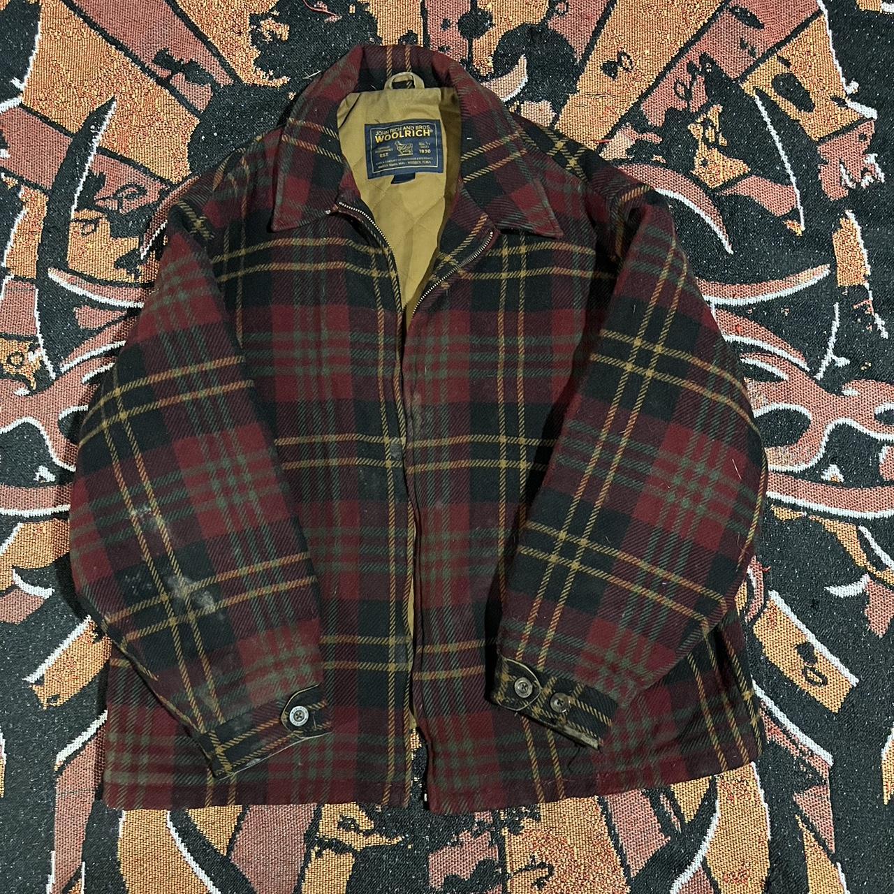 Vintage Woolrich Plaid Jacket, fits like an XL, in... - Depop