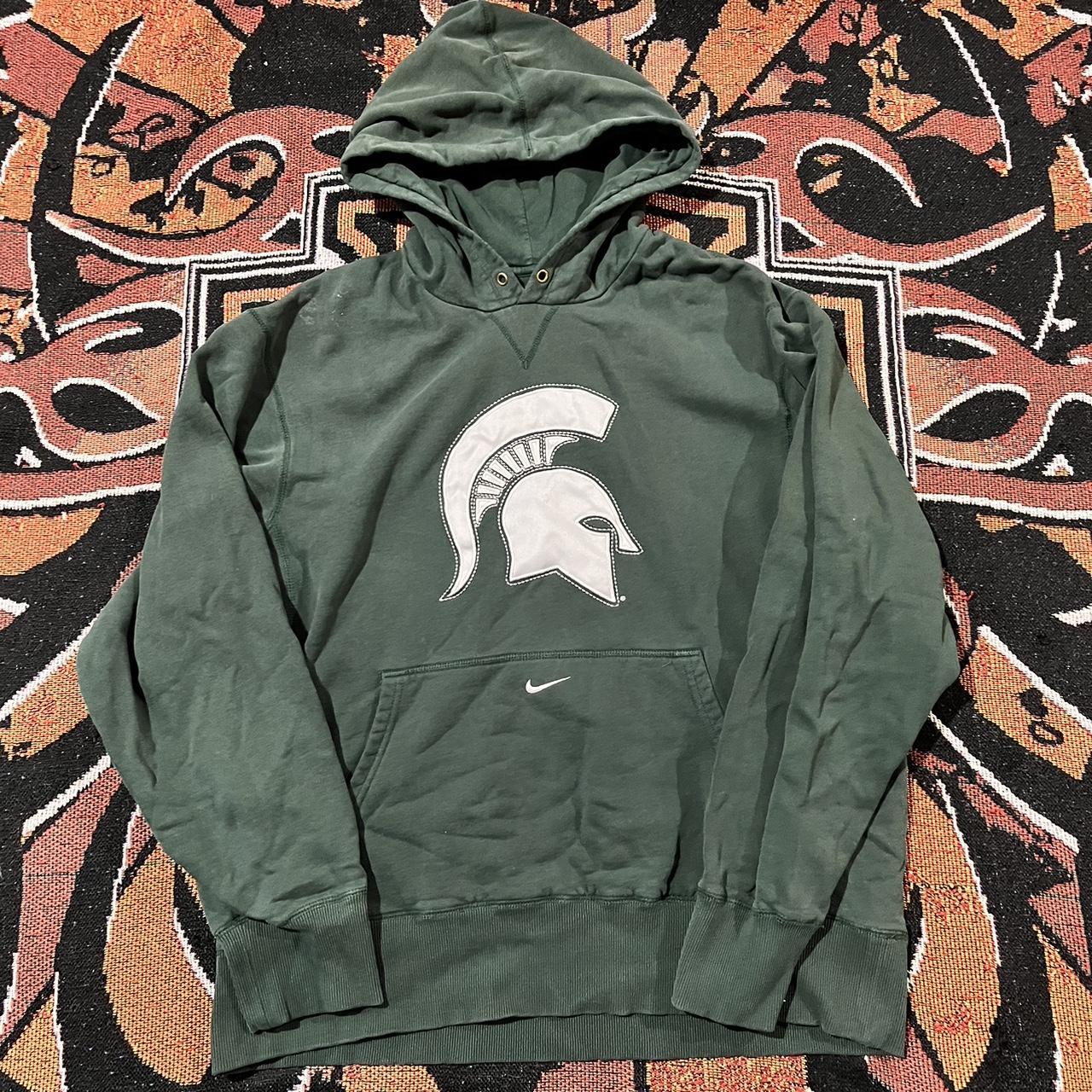 Vintage Nike Michigan State Sweatshirt Hoodie, size... - Depop