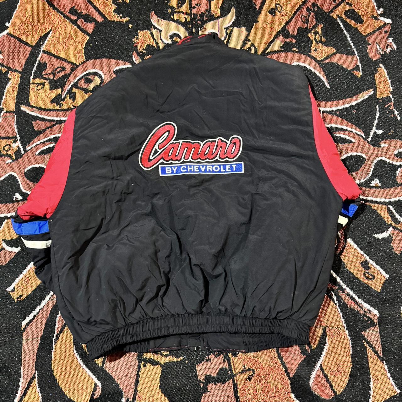 Vintage Camaro Chevy Racing Jacket, size Large, made... - Depop