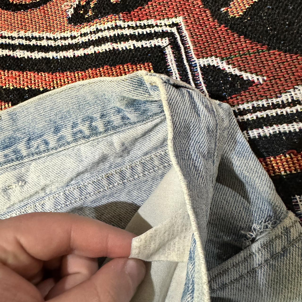 Vintage Lee Jorts, nicely worn in and distressed as... - Depop