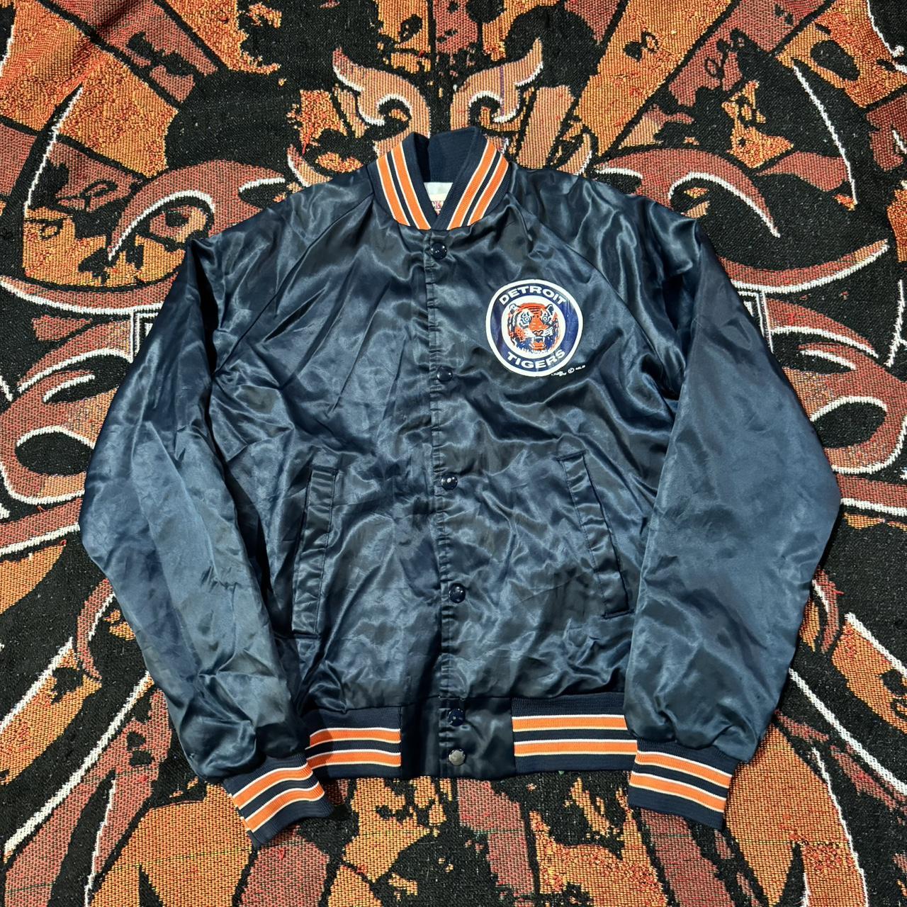 Vintage Chalk Line Detroit Tigers Satin Jacket, size... - Depop