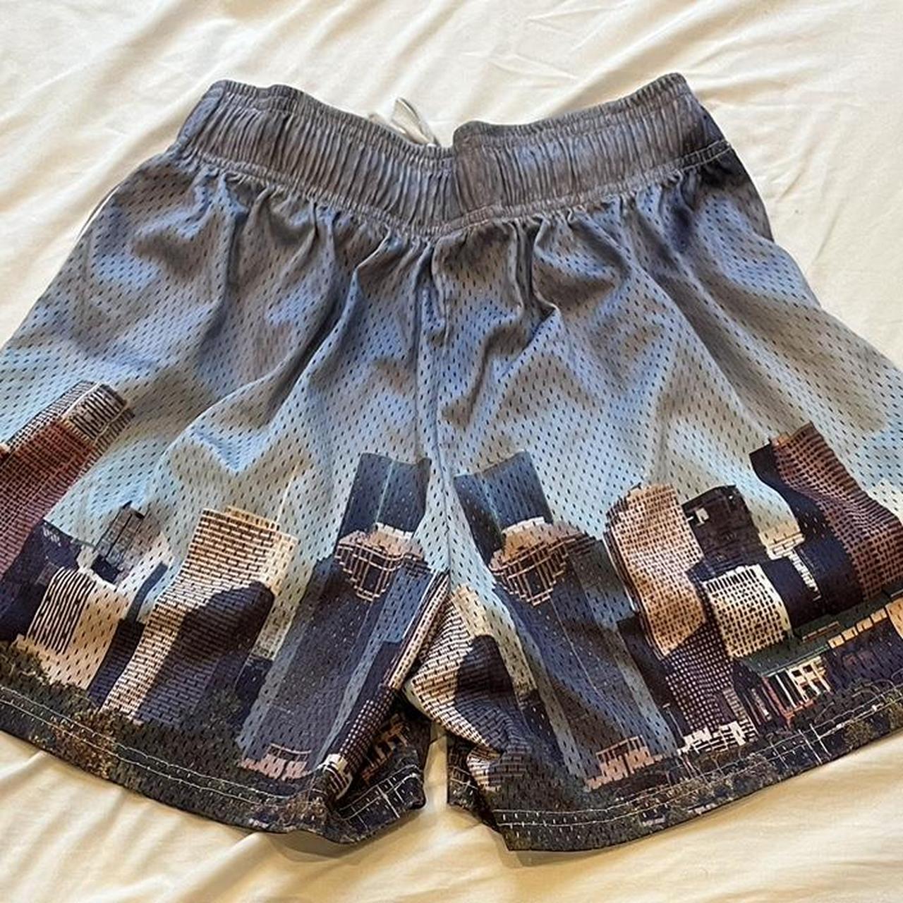 Inaka Power Houston Skyline shorts in size Small!!!... - Depop