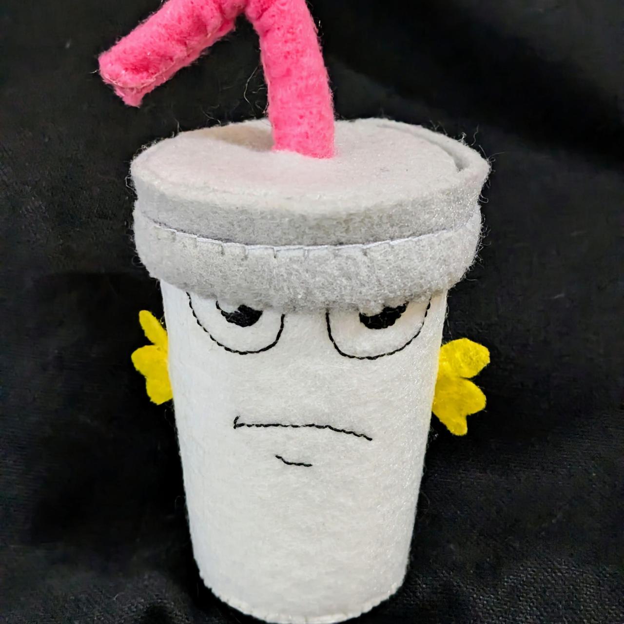 Handmade Master Shake Plush Keychain | Aqua Teen... | Depop