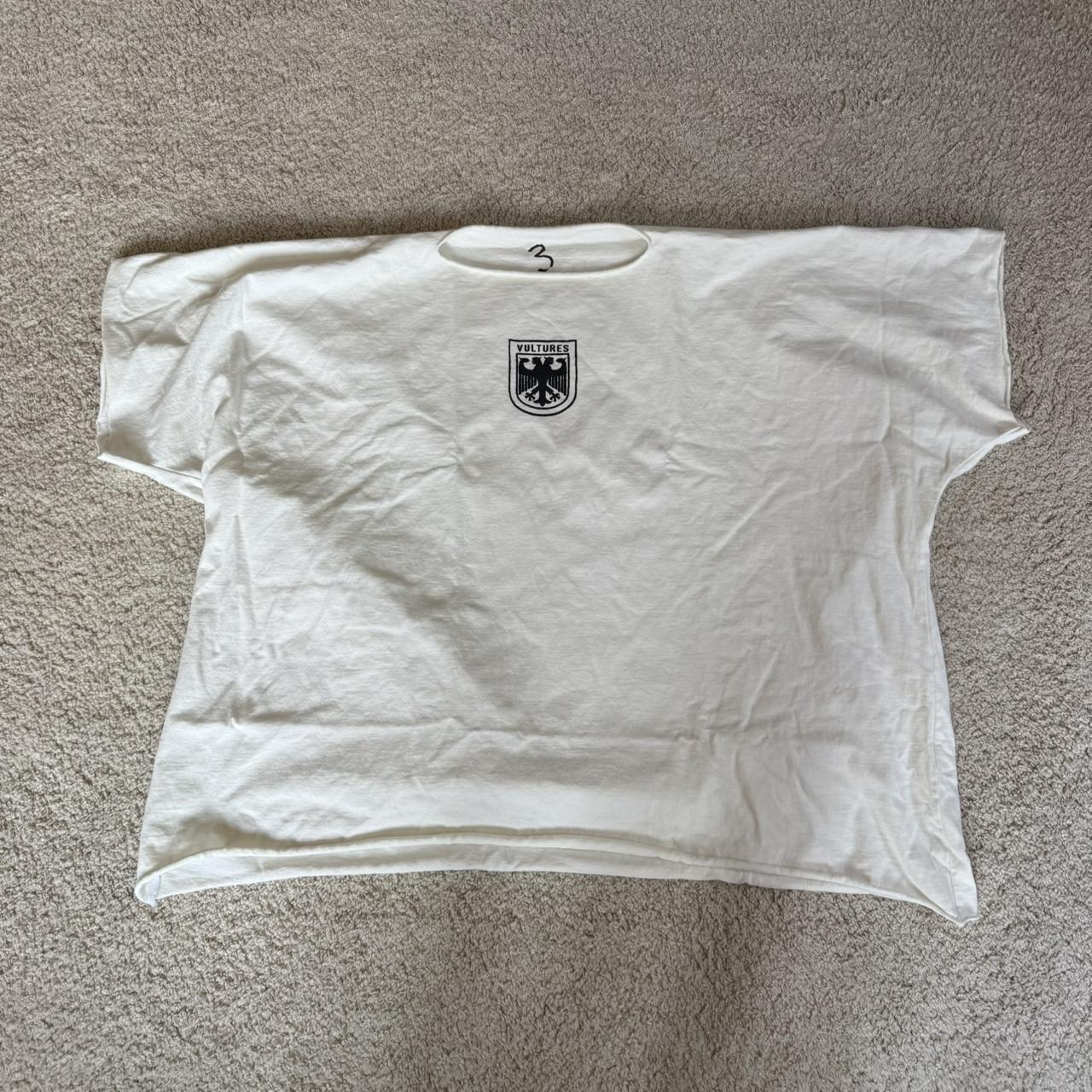 Yeezy YZY Vultures White Tee 2024 Like new... - Depop