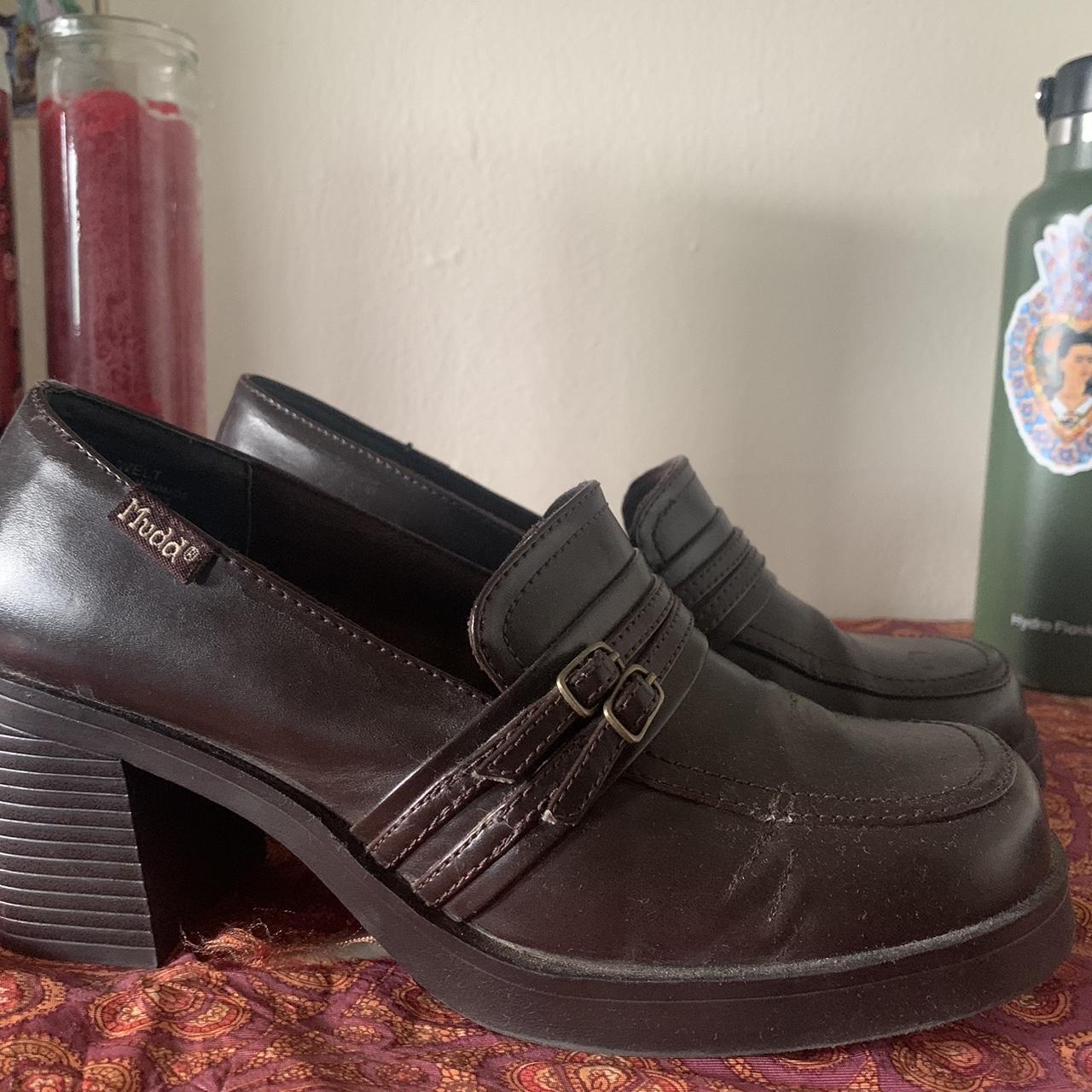 Vintage Mary Jane Platforms Chunky Mudd Platforms... - Depop