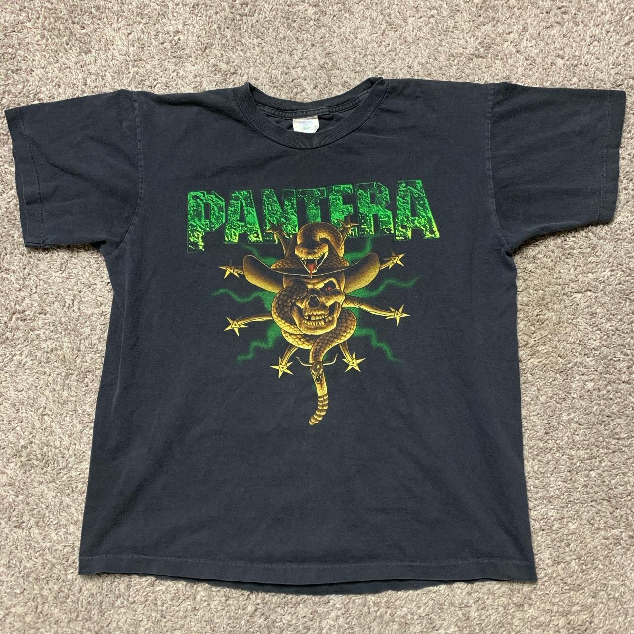 Size large, dated 1996 Pantera tee. On a Winterland... - Depop