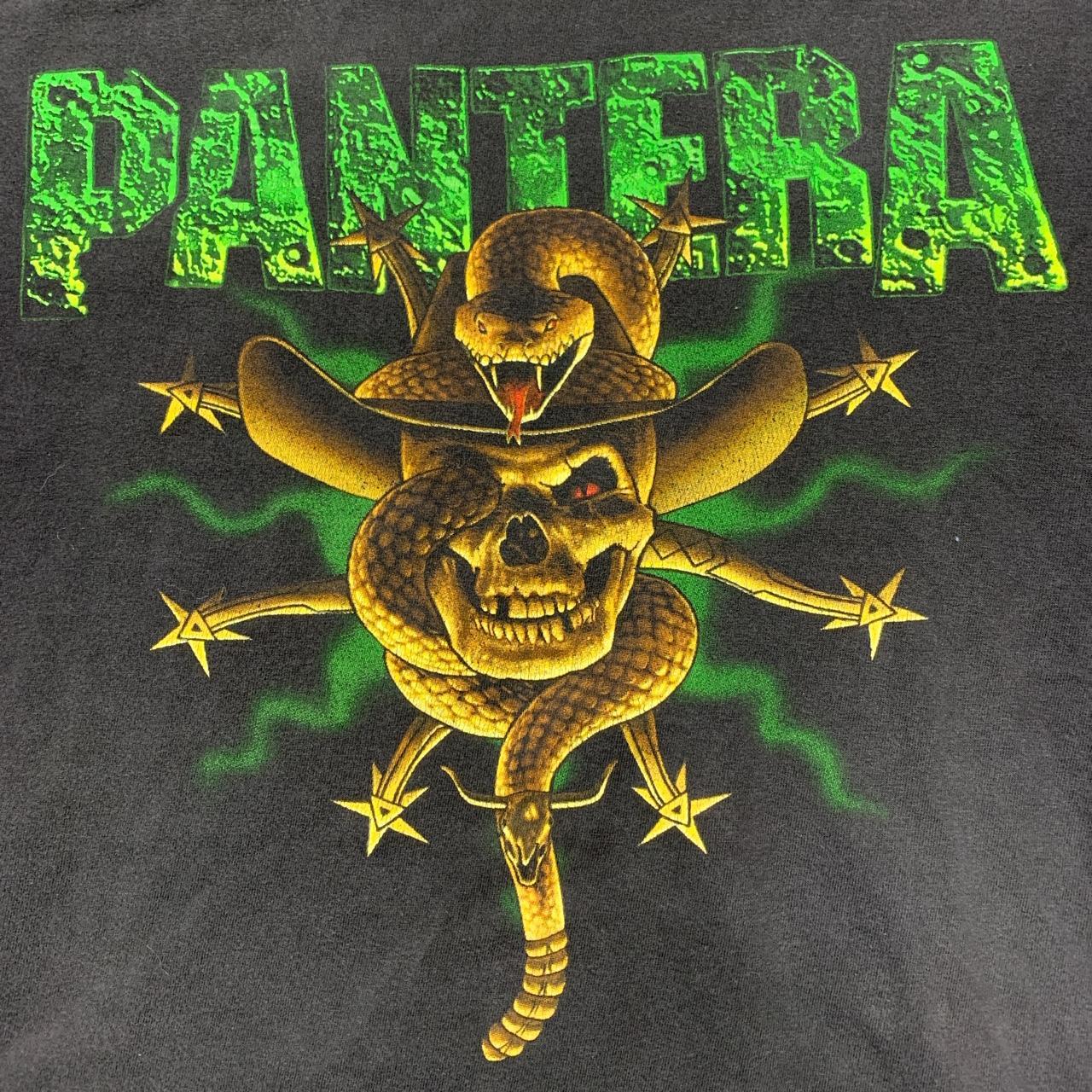 Size large, dated 1996 Pantera tee. On a Winterland... - Depop