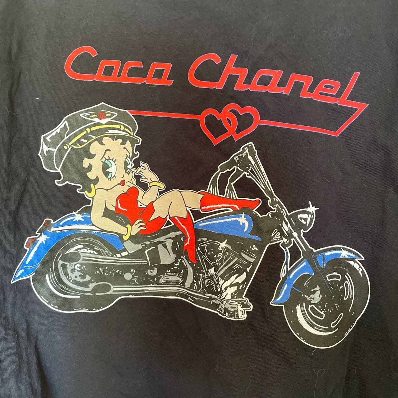 Mega yacht Betty boop crop tee No Holes or stains - Depop