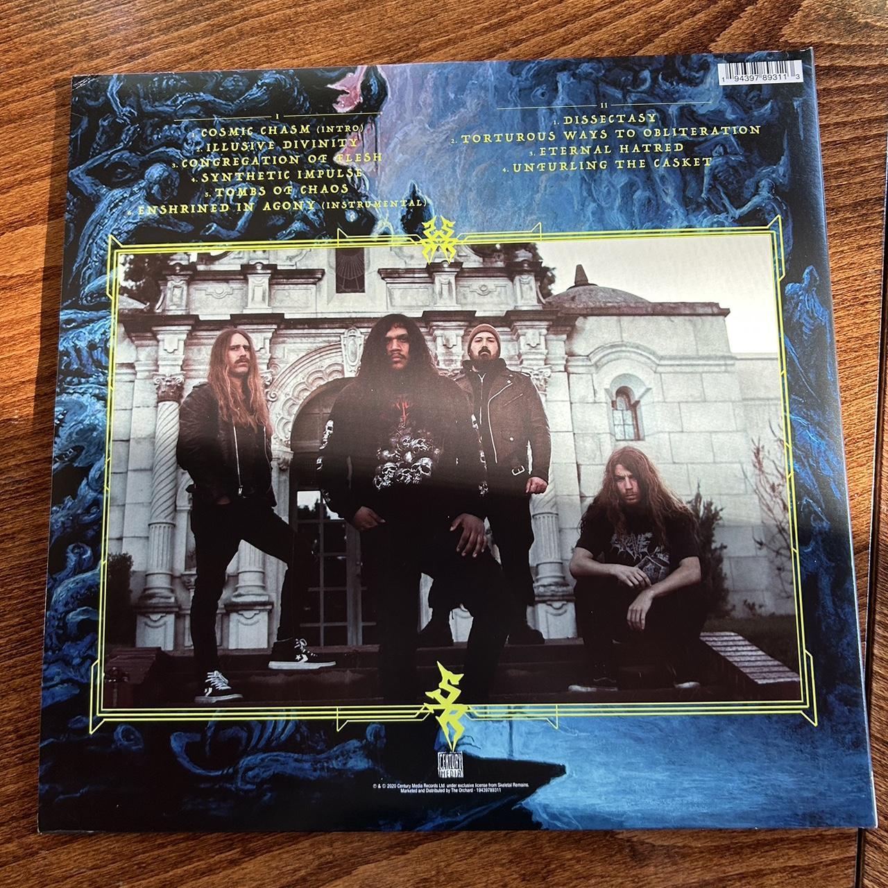 Skeletal Remains “the Entombment Of Chaos” 12” It Depop