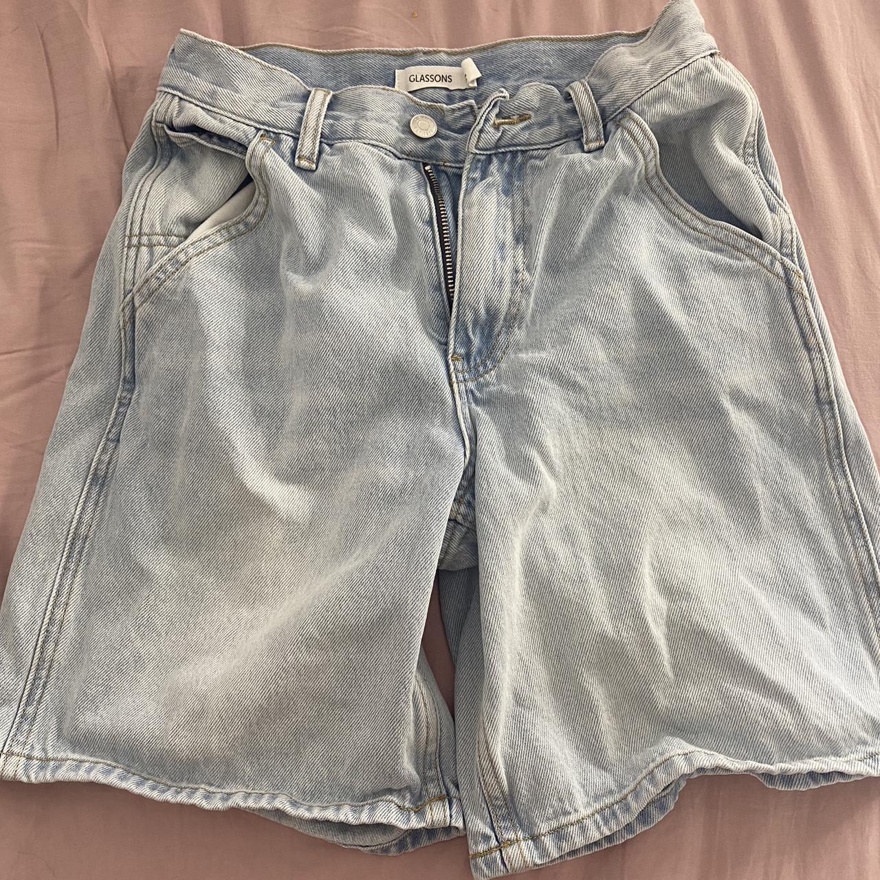 glassons jorts bought for 50 worn once size 6 but... - Depop