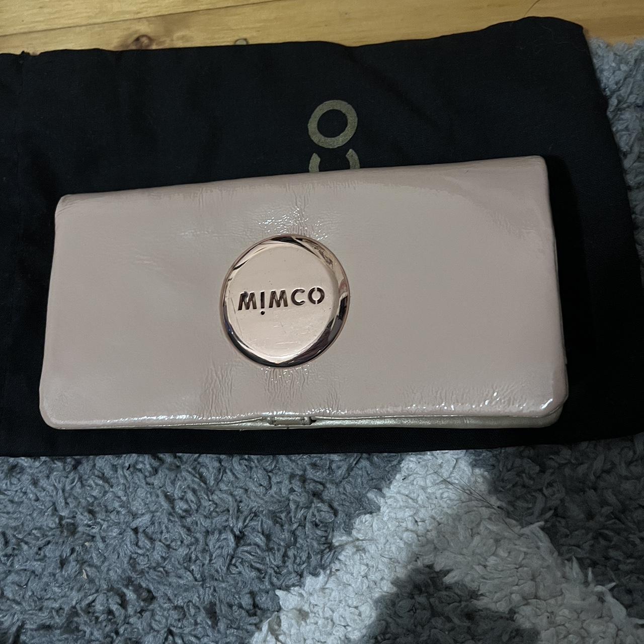 Nude coloured Mimco wallet/purse with rose gold... - Depop