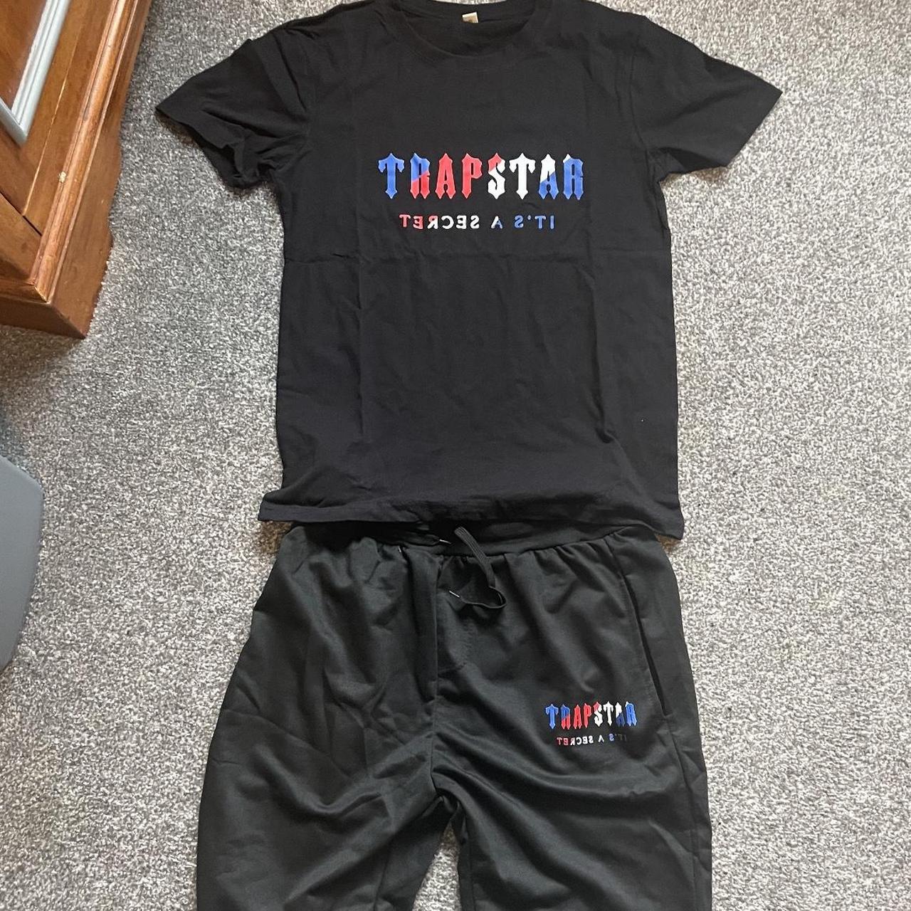 TRAPSTAR T-shirt and shorts set Brand new, perfect... - Depop