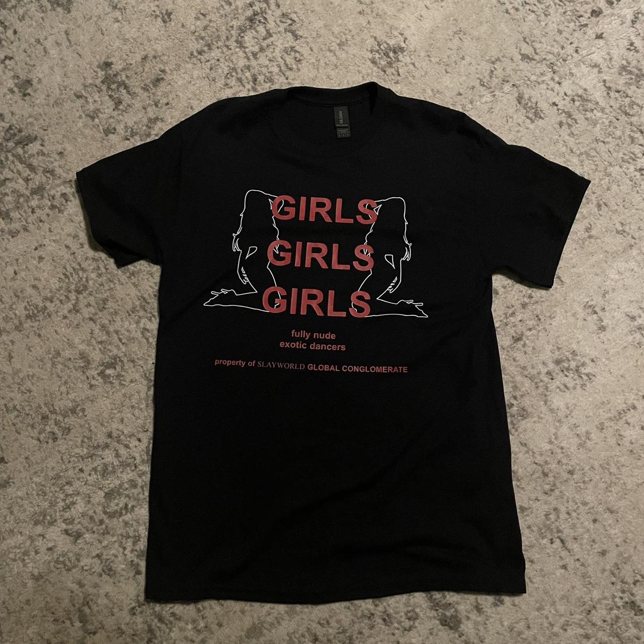 slayworld girls girls girls exotic dancers tee... - Depop