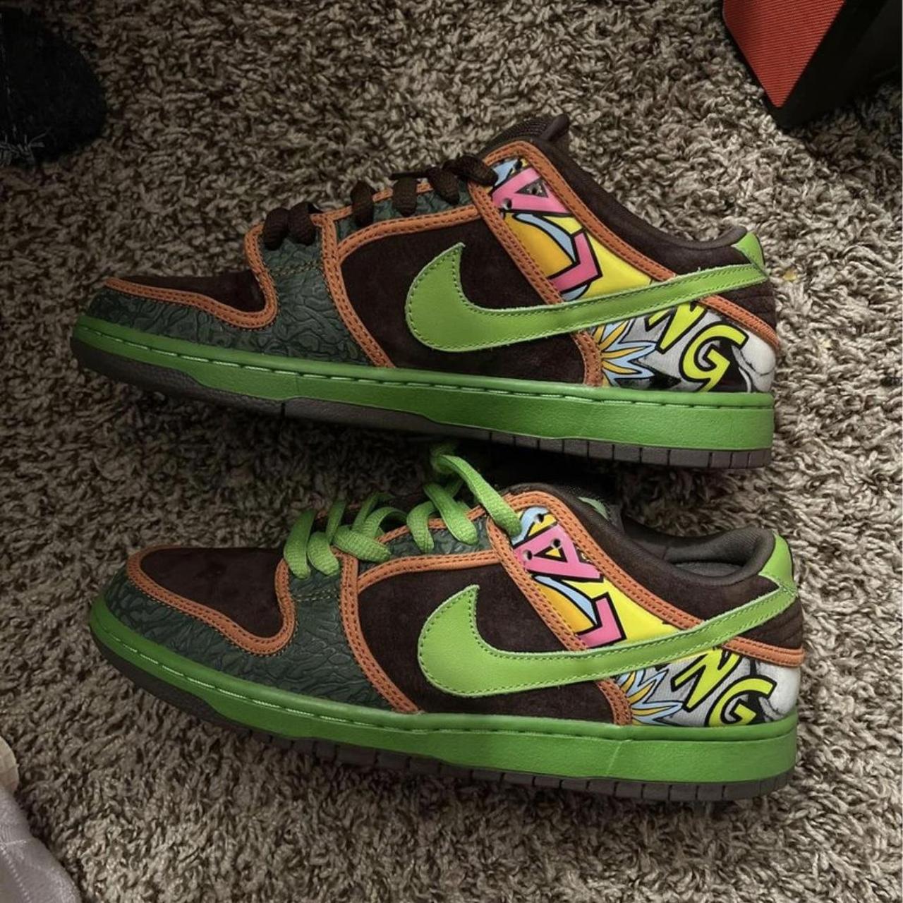 Nike Sb Dunk De La Sol Size 9 Very Good Condition - Depop