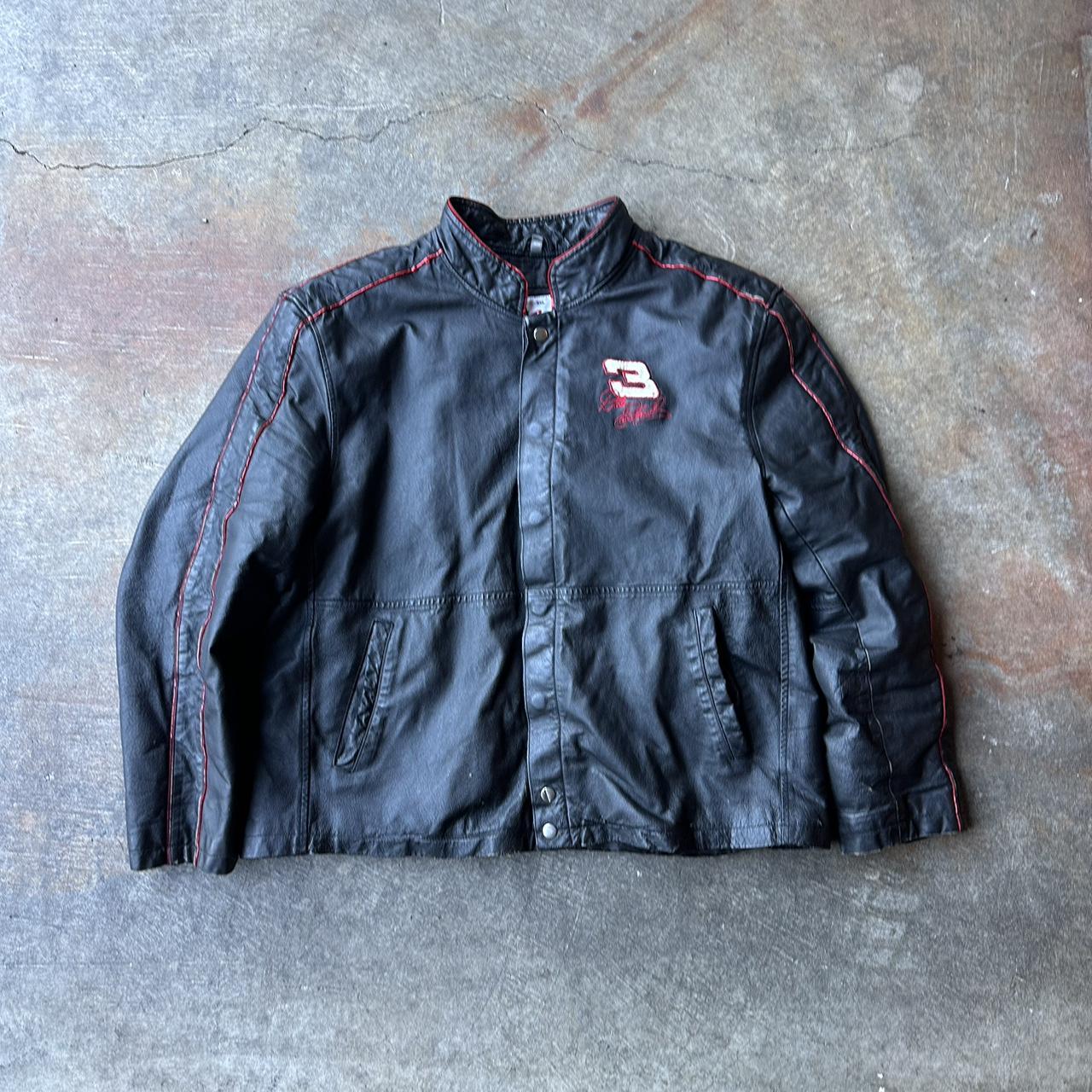 XXl Leather Nascar jacket #nascar#nascarjacket - Depop