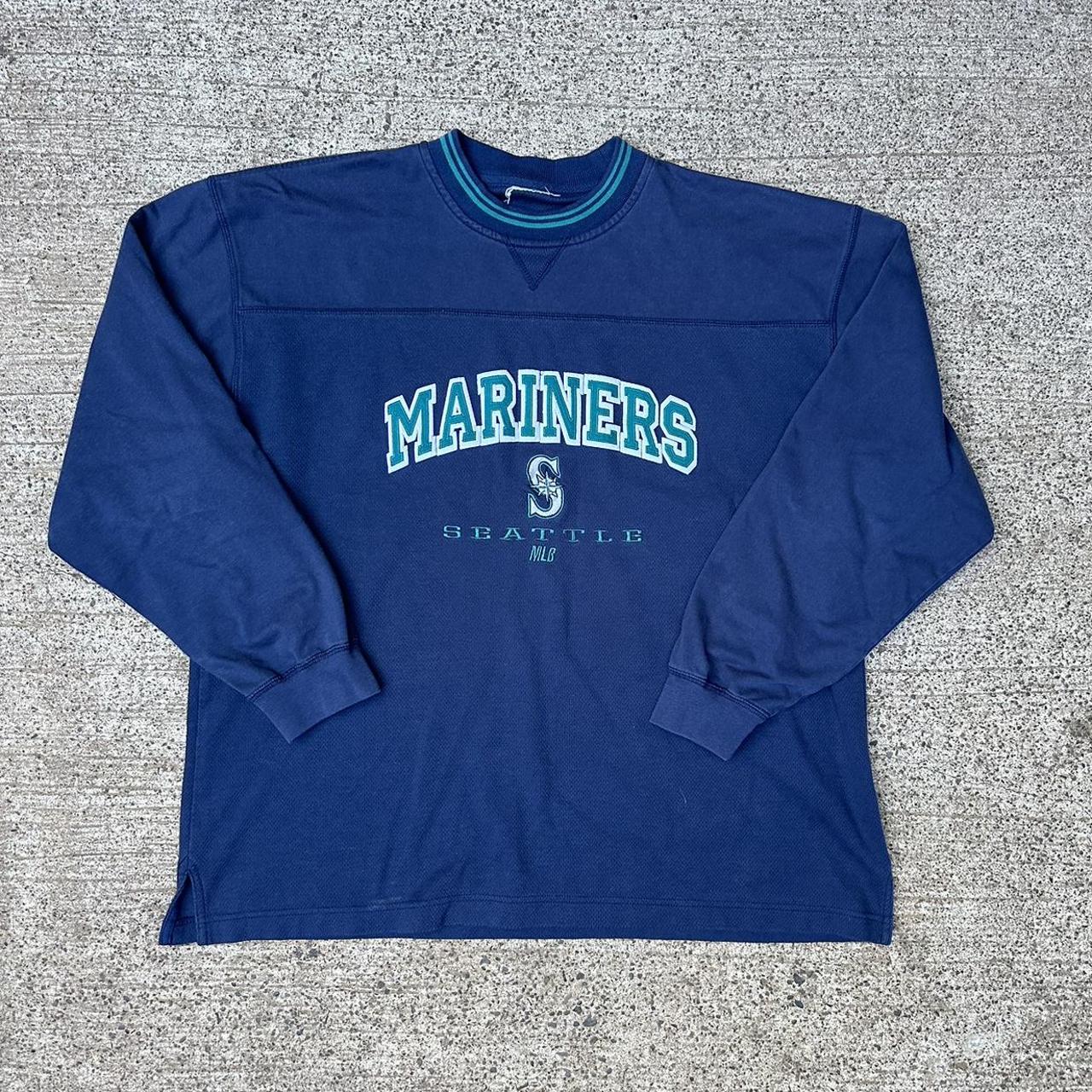 XL Vintage 90s Seattle mariners longsleeve, feels... - Depop